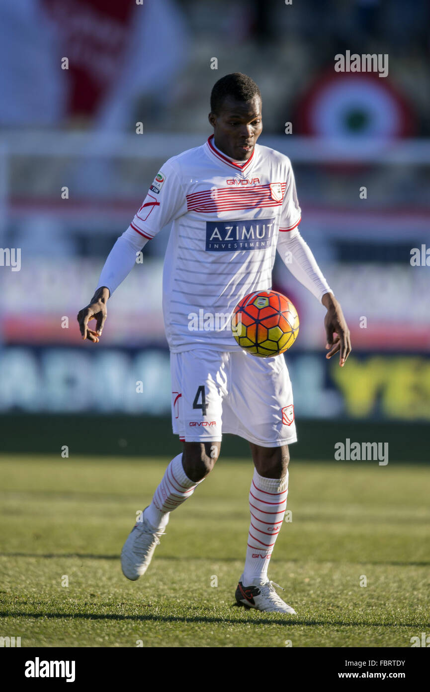 Modena, Italy. 17th Jan, 2016. Isaac Cofie (Carpi) Football/Soccer ...