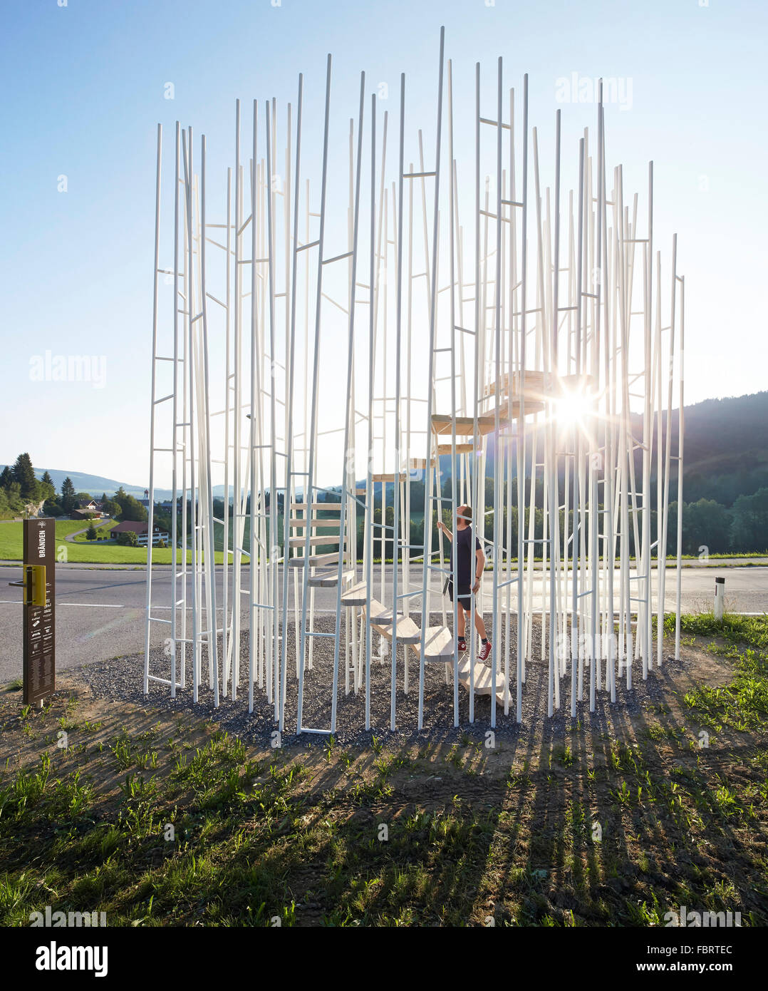 Filigree rod structure back lit project hi-res stock photography and ...