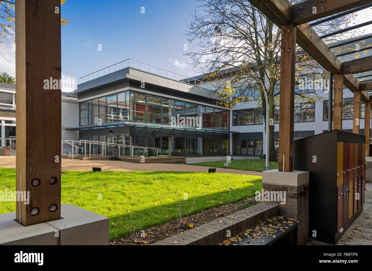 Courtyard. Colfe's School - sixth form centre, London, United Kingdom ...