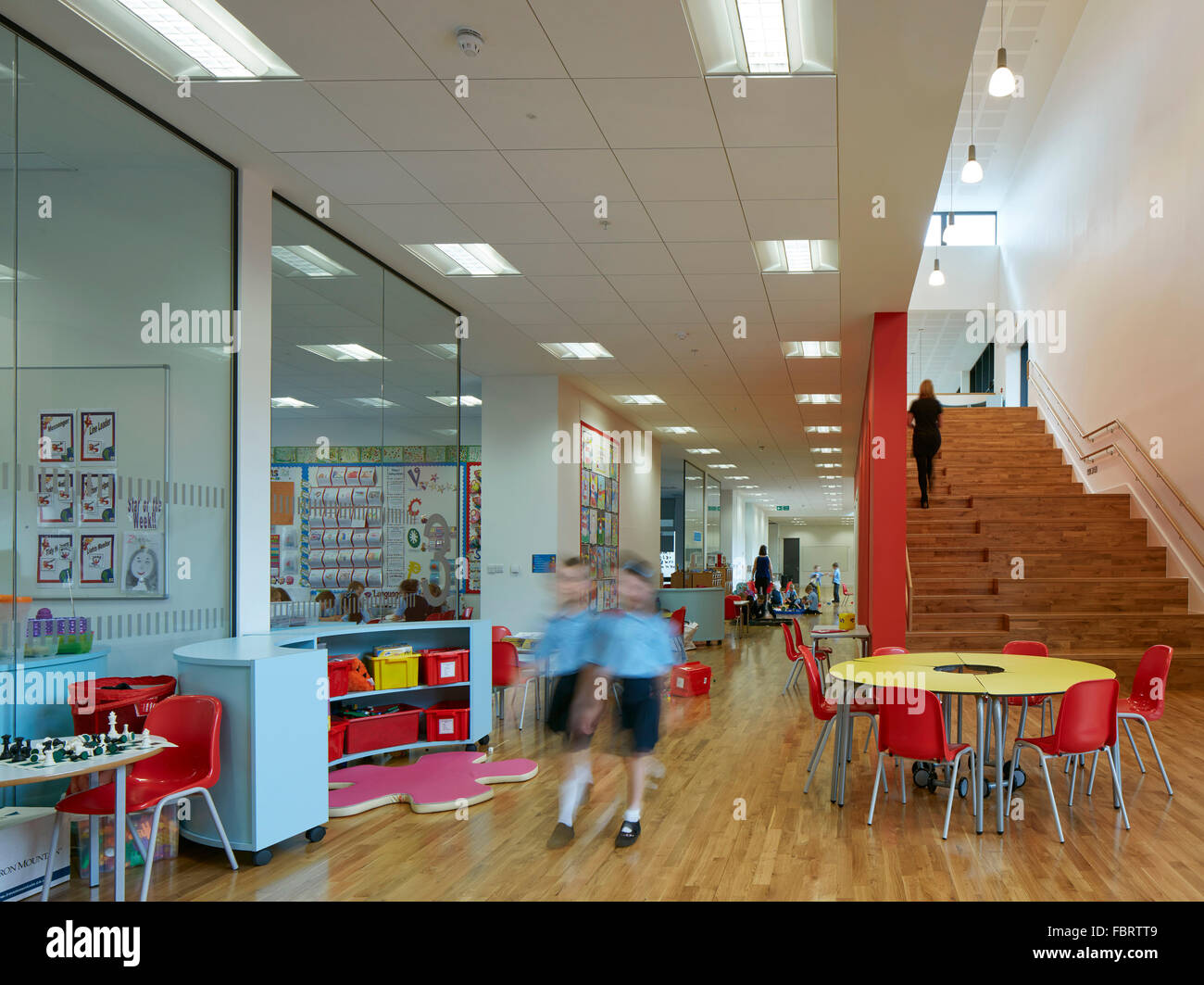 Ground floor circulation space with amphitheatre stair. Lairdsland ...