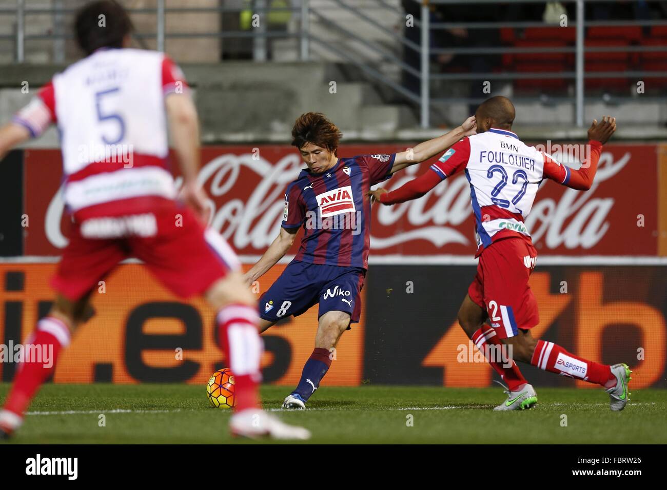 Eibar, Spain. 18th Jan, 2016. Takashi Inui (Eibar) Football/Soccer ...