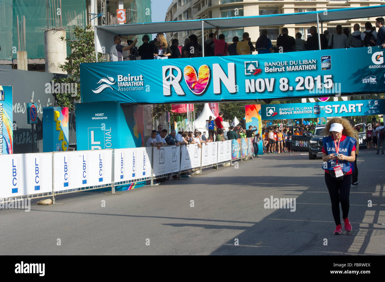 Beirut Marathon 2015 Lebanon Stock Photo - Alamy