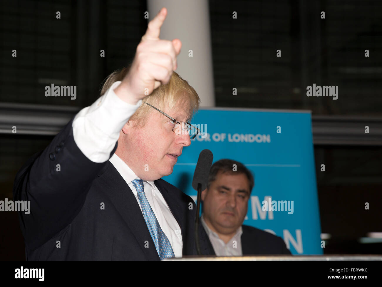 London, UK. 18th Jan, 2016. Boris Johnson, Mayor of London meet's with ...