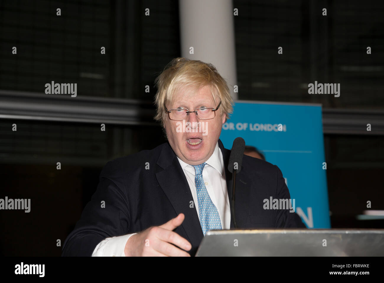 London, UK. 18th Jan, 2016. Boris Johnson, Mayor of London meet's with ...