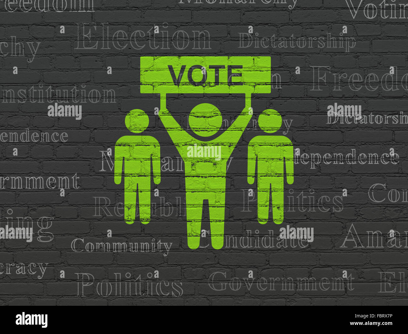 Political concept painted green hi-res stock photography and images - Alamy