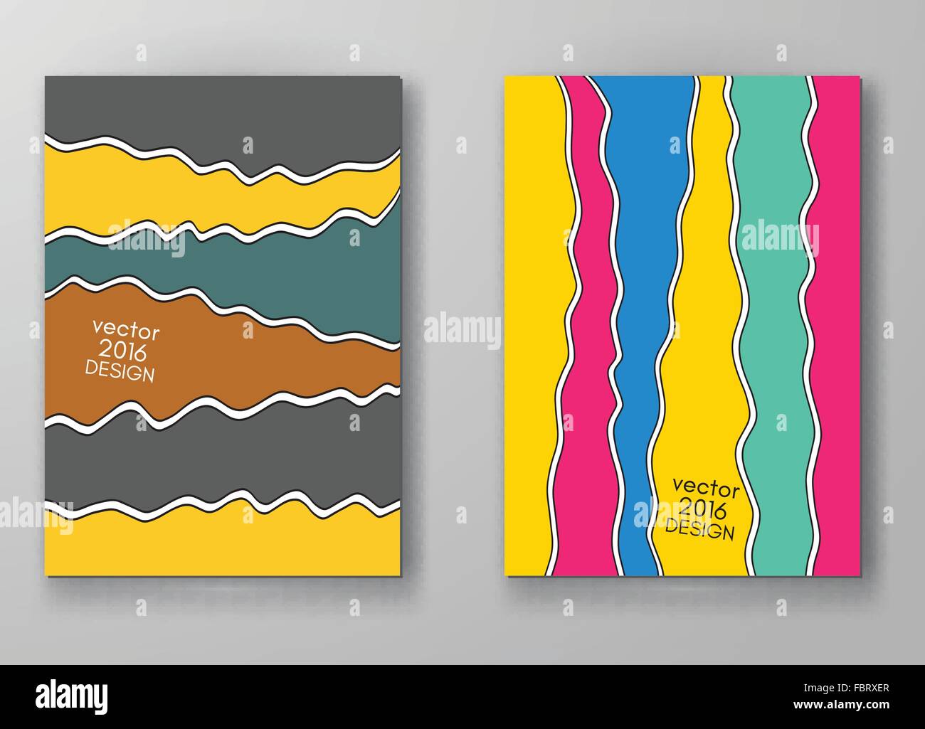 Set of abstract design templates Stock Vector Image & Art - Alamy