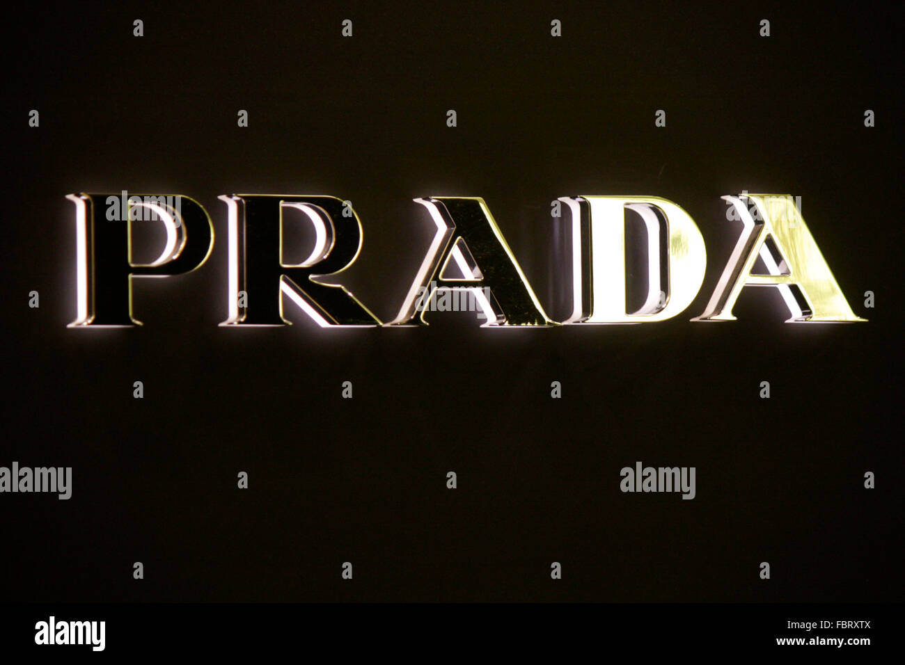 Prada logo sign hi-res stock photography and images - Alamy