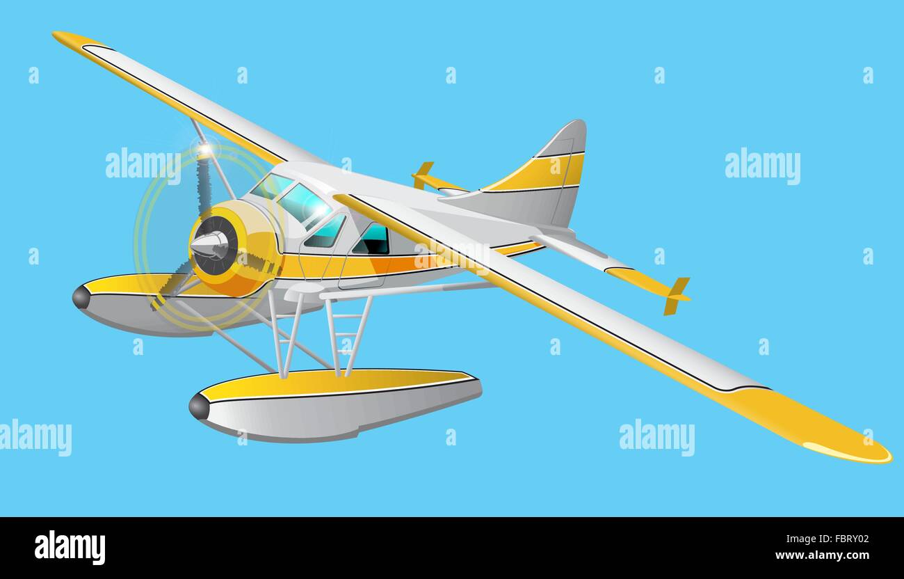 Bush plane Stock Vector Images - Alamy