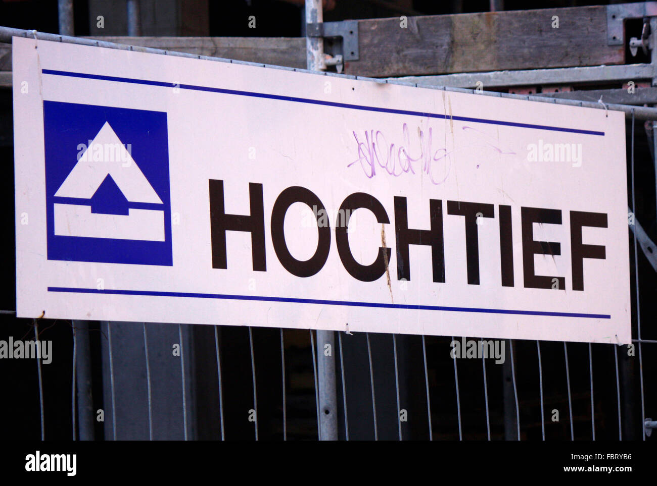 Hochtief logo hi-res stock photography and images - Alamy