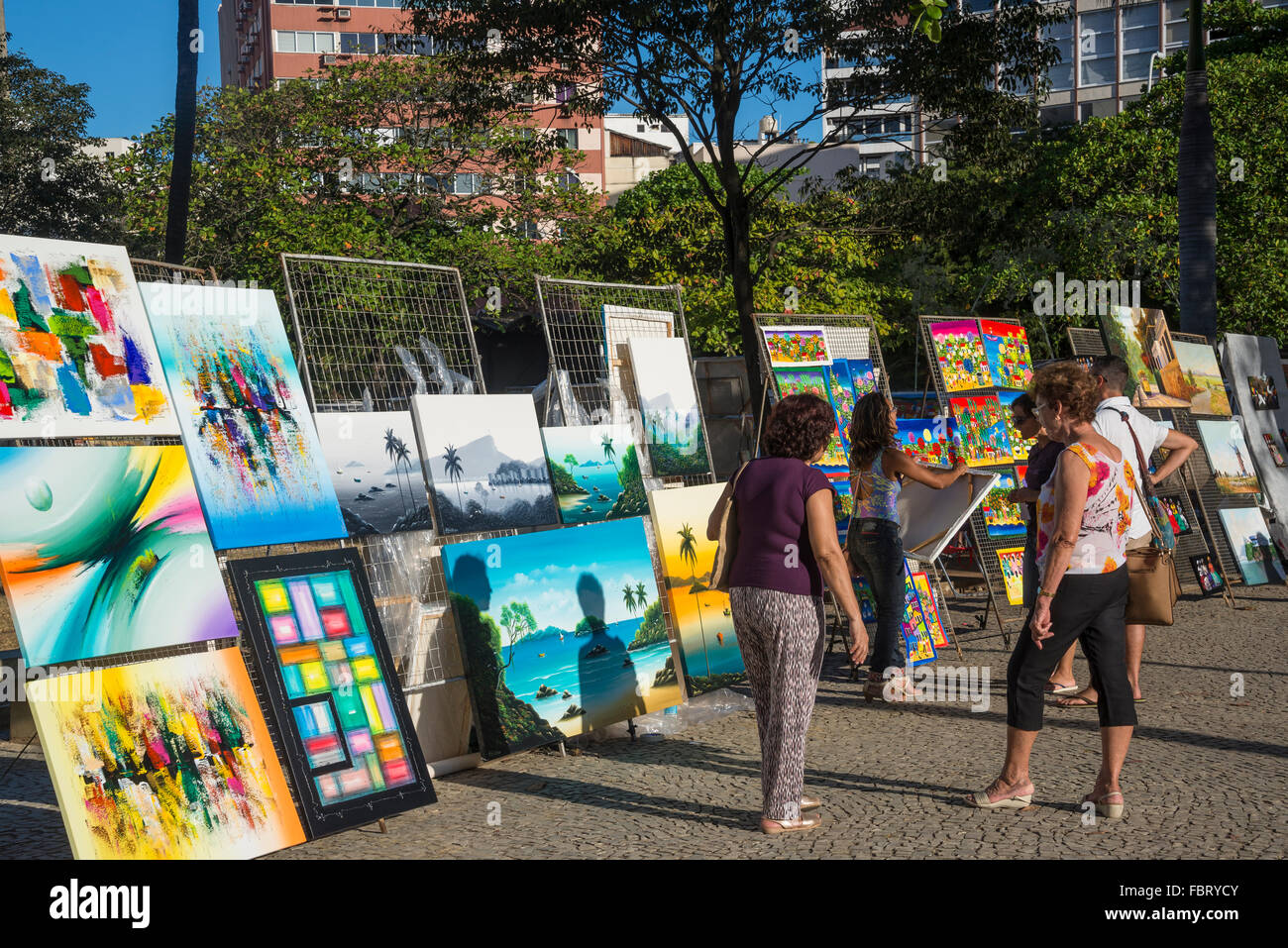 Ipanema Hippie Market, Rio de Janeiro, Brazil Stock Photo - Alamy
