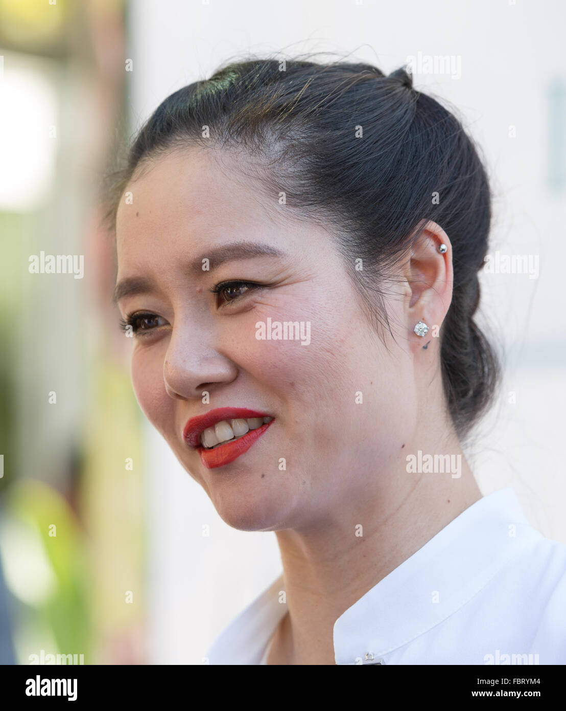Li Na arrives at the 2016 Australian Open party at Crown, Melbourne ...