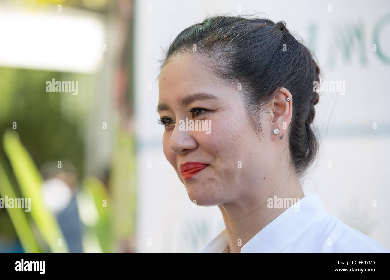 Li Na arrives at the 2016 Australian Open party at Crown, Melbourne ...