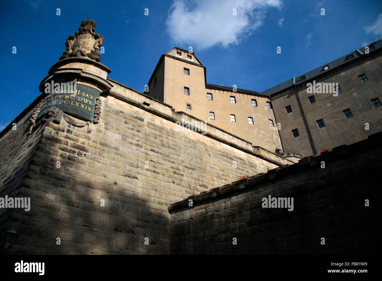 Festung Koenigstein - Saechsische Schweiz Stock Photo - Alamy