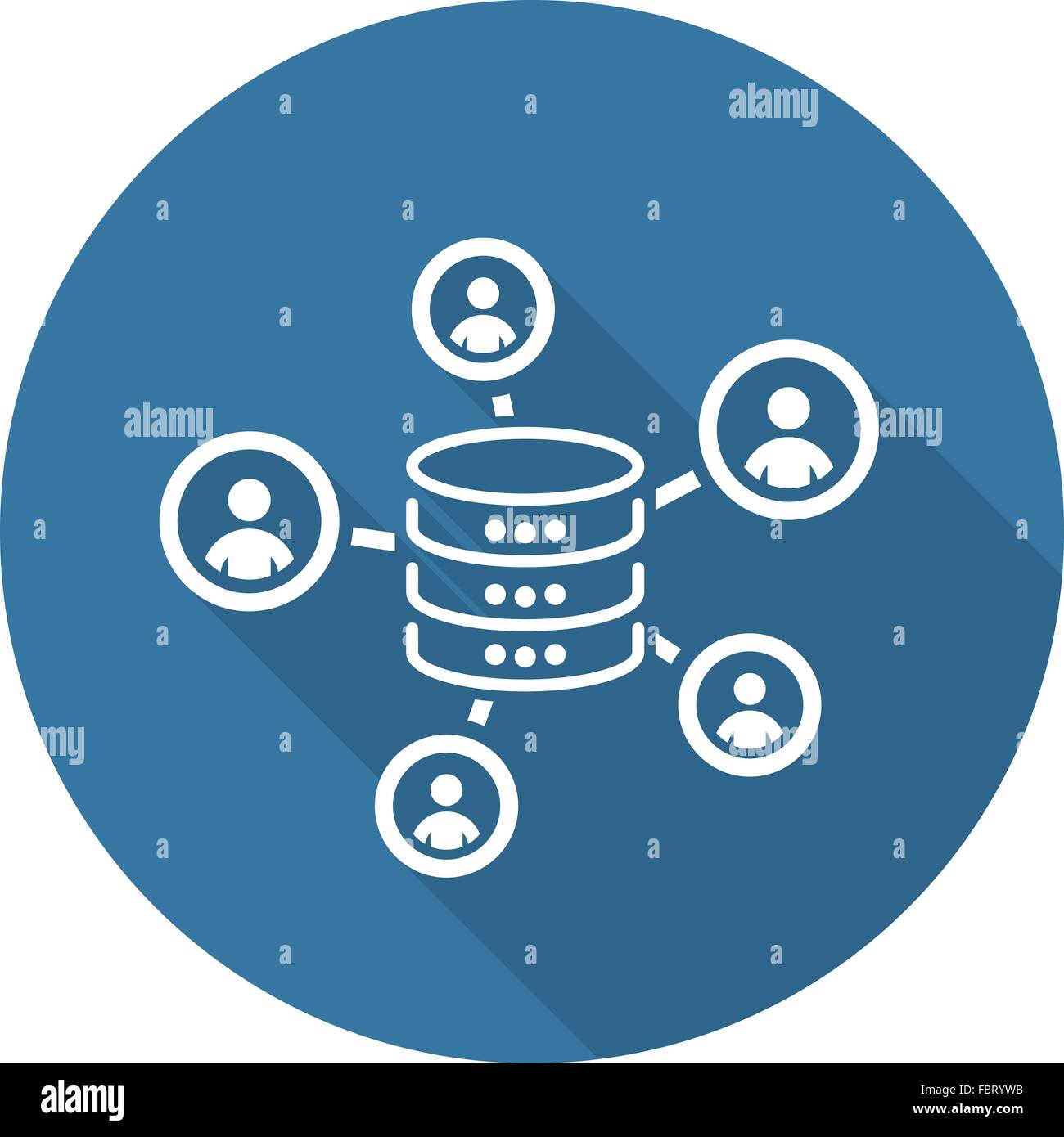 Collecting Data Icon. Flat Design Stock Vector Image & Art - Alamy