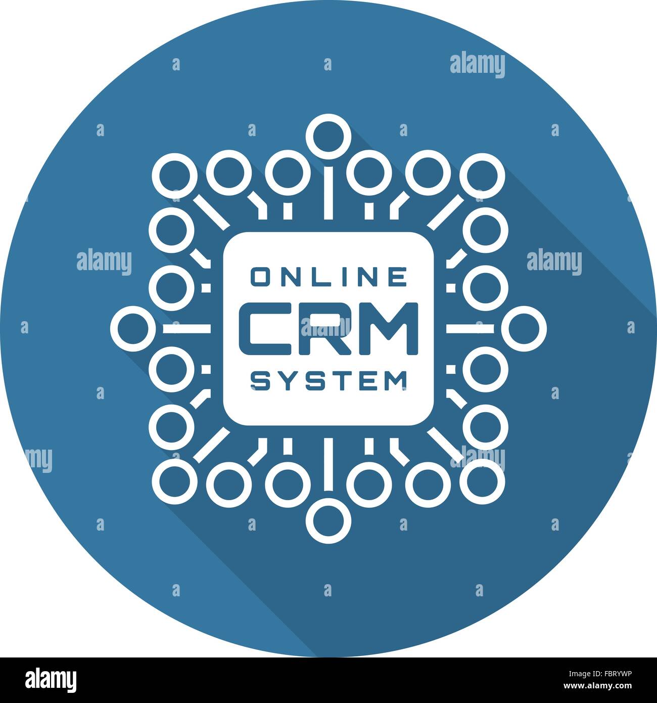 Online CRM System Icon. Flat Design Stock Vector Image & Art - Alamy Online CRM System Icon. Flat Design Stock Vector Image & Art - Alamy