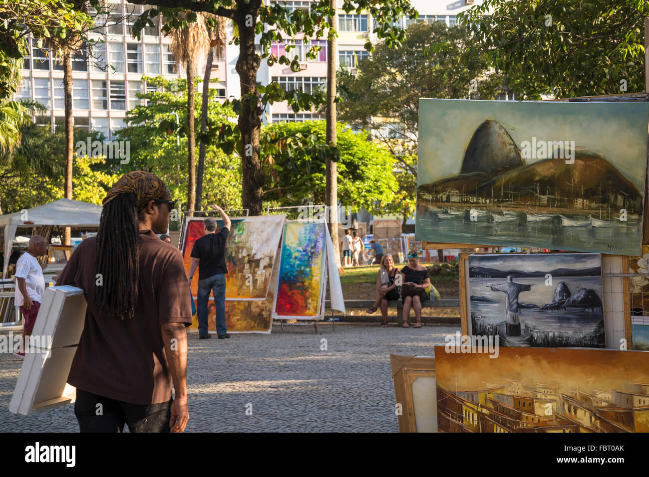 Ipanema Hippie Market, Rio de Janeiro, Brazil Stock Photo - Alamy