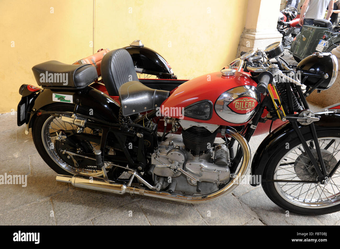 Arcore - exhibition of historical models of the factory bikes Gilera ...