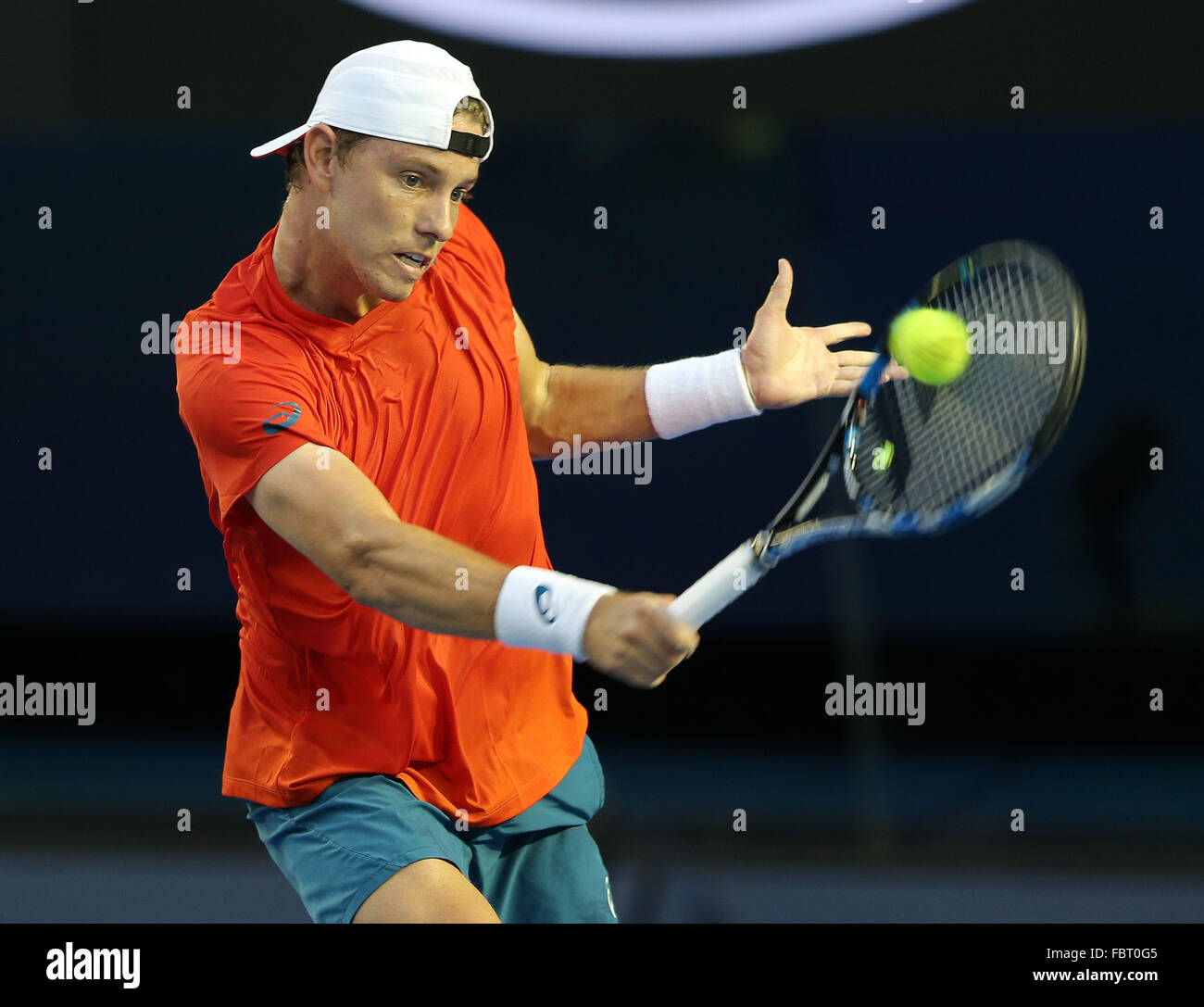 Melbourne, Australia. 19th Jan, 2016. Australia's James Duckworth ...
