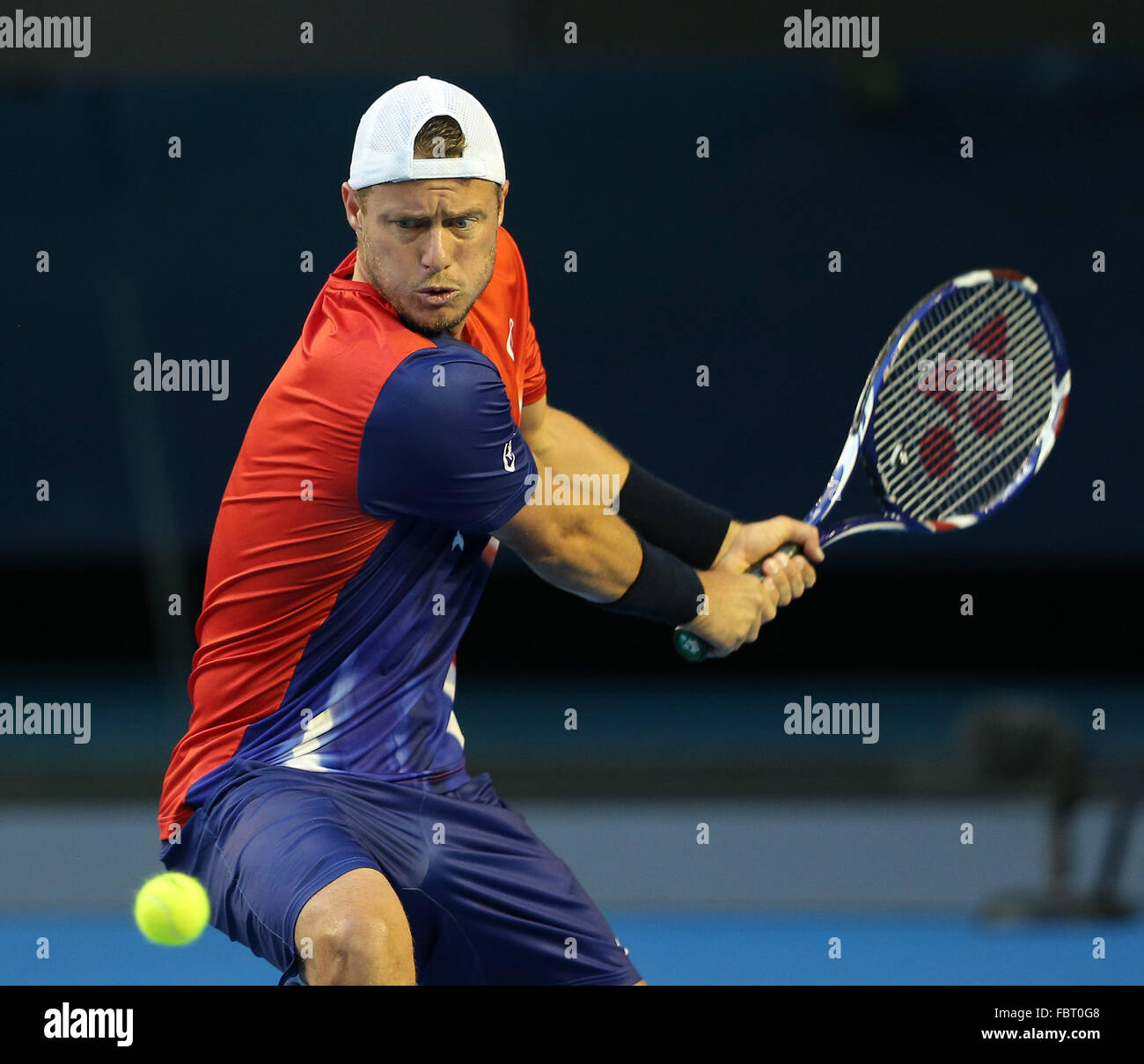 Melbourne, Australia. 19th Jan, 2016. Australia's Lleyton Hewitt ...