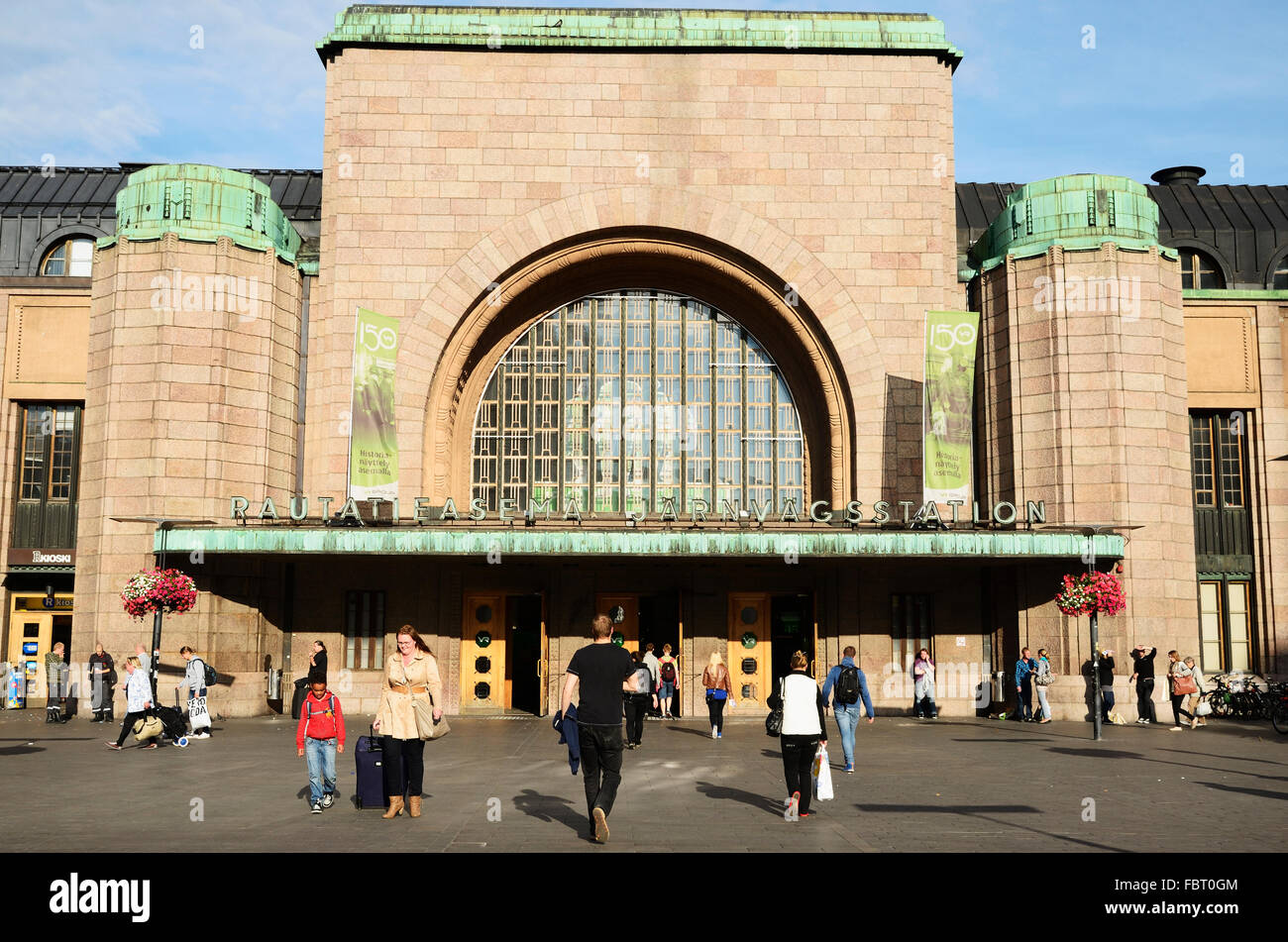 Helsinki Central railway station is a widely recognised landmark in ...