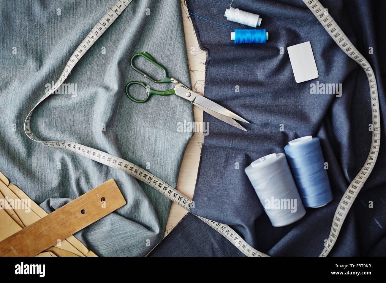 Group of tailoring objects Stock Photo - Alamy
