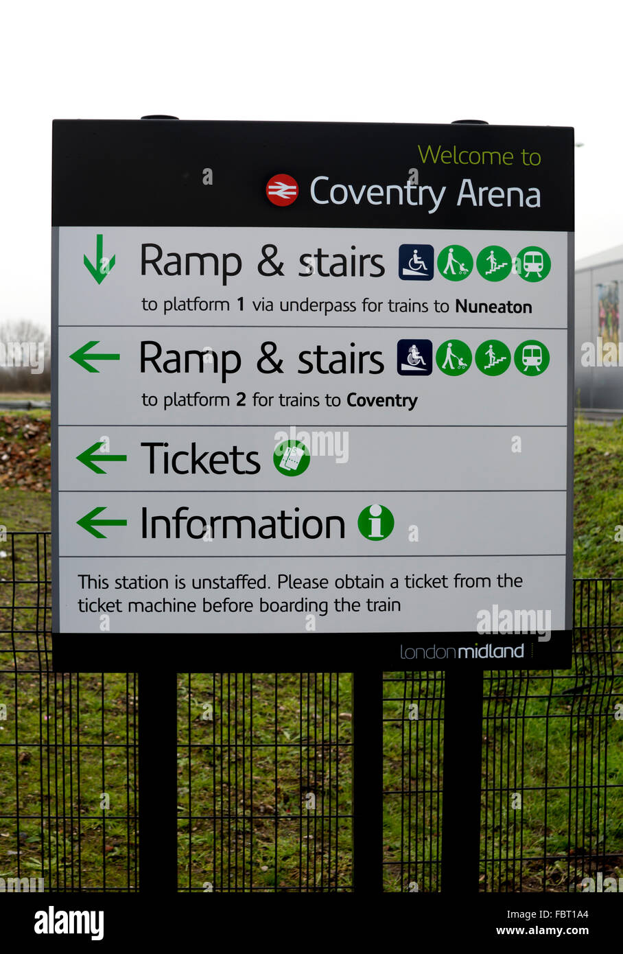 Coventry arena train station hi-res stock photography and images - Alamy