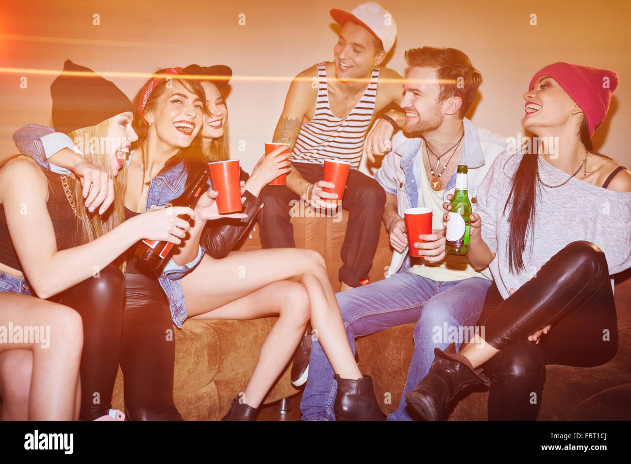 Young people laughing hi-res stock photography and images - Alamy
