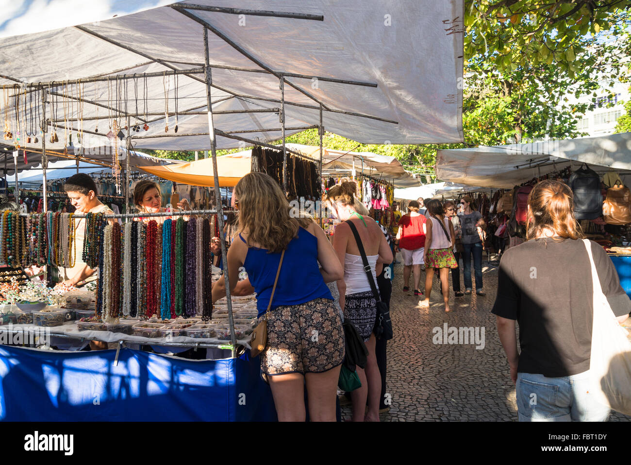Ipanema Hippie Market, Rio de Janeiro, Brazil Stock Photo - Alamy
