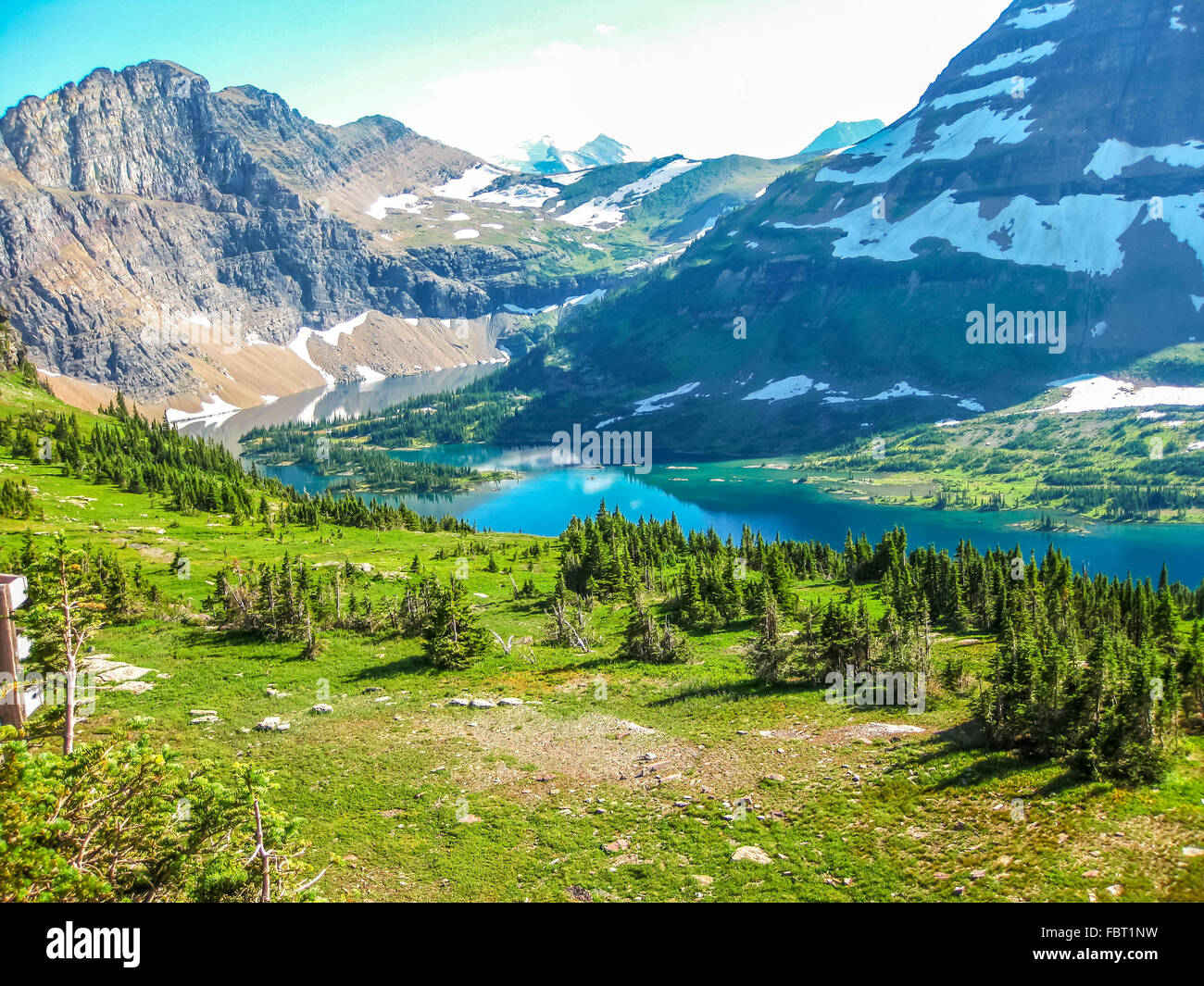 Hidden Lake Overlook Stock Photo - Alamy