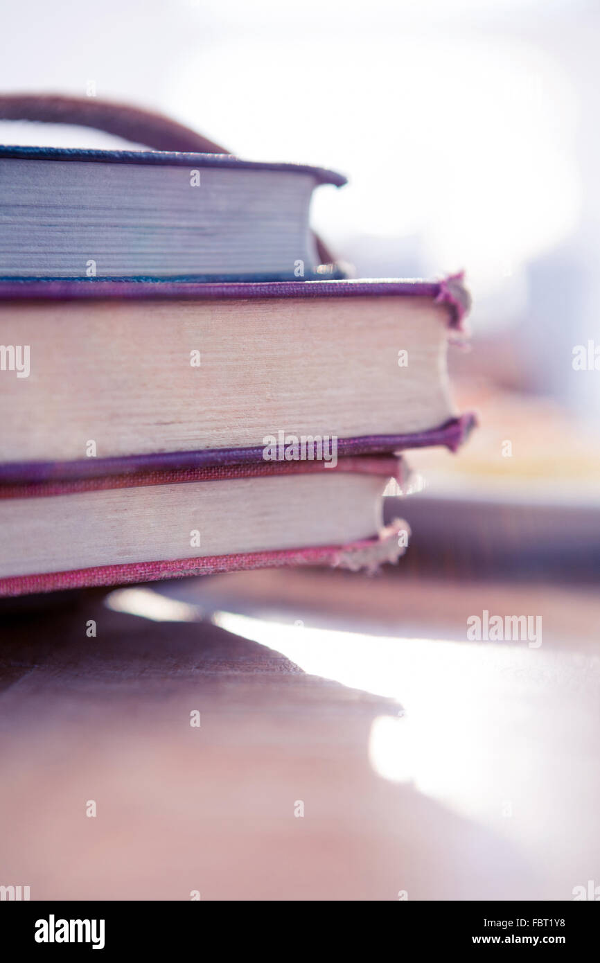 Books heap hi-res stock photography and images - Alamy