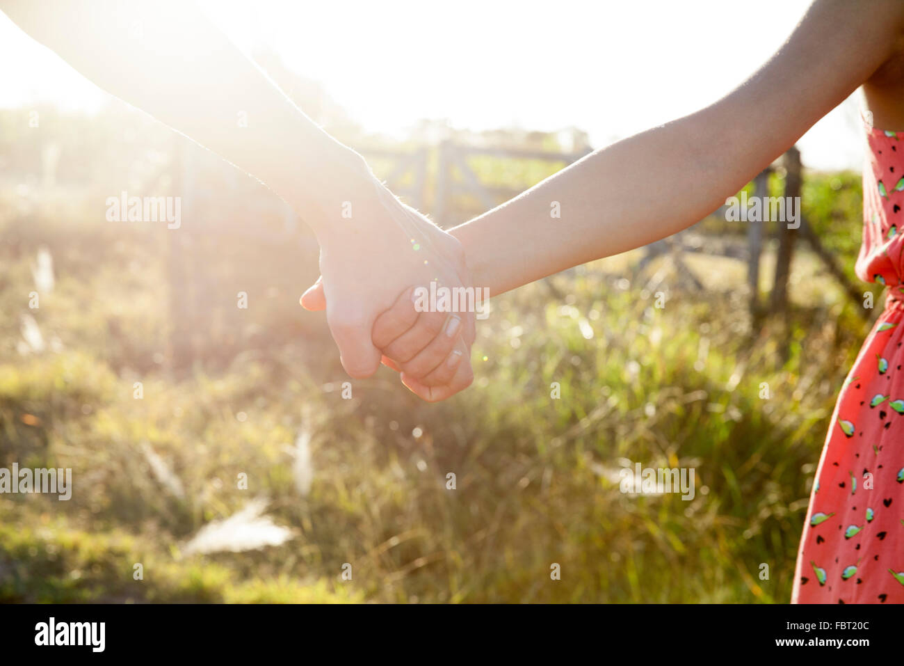 Couple holding hands, close-up Stock Photo - Alamy