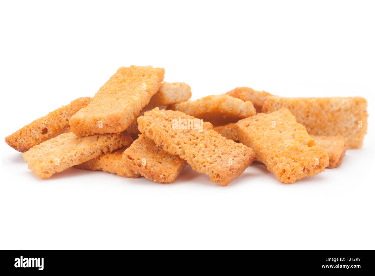 White bread crackers stick isolated on white background Stock Photo - Alamy