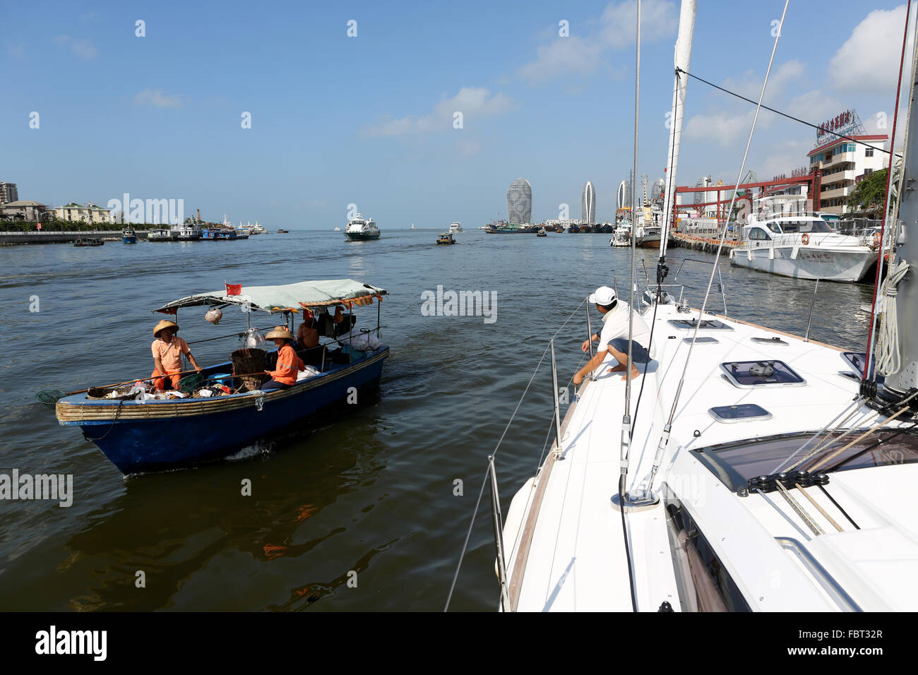 Port Sansha City Hainan Province China Stock Photo - Alamy