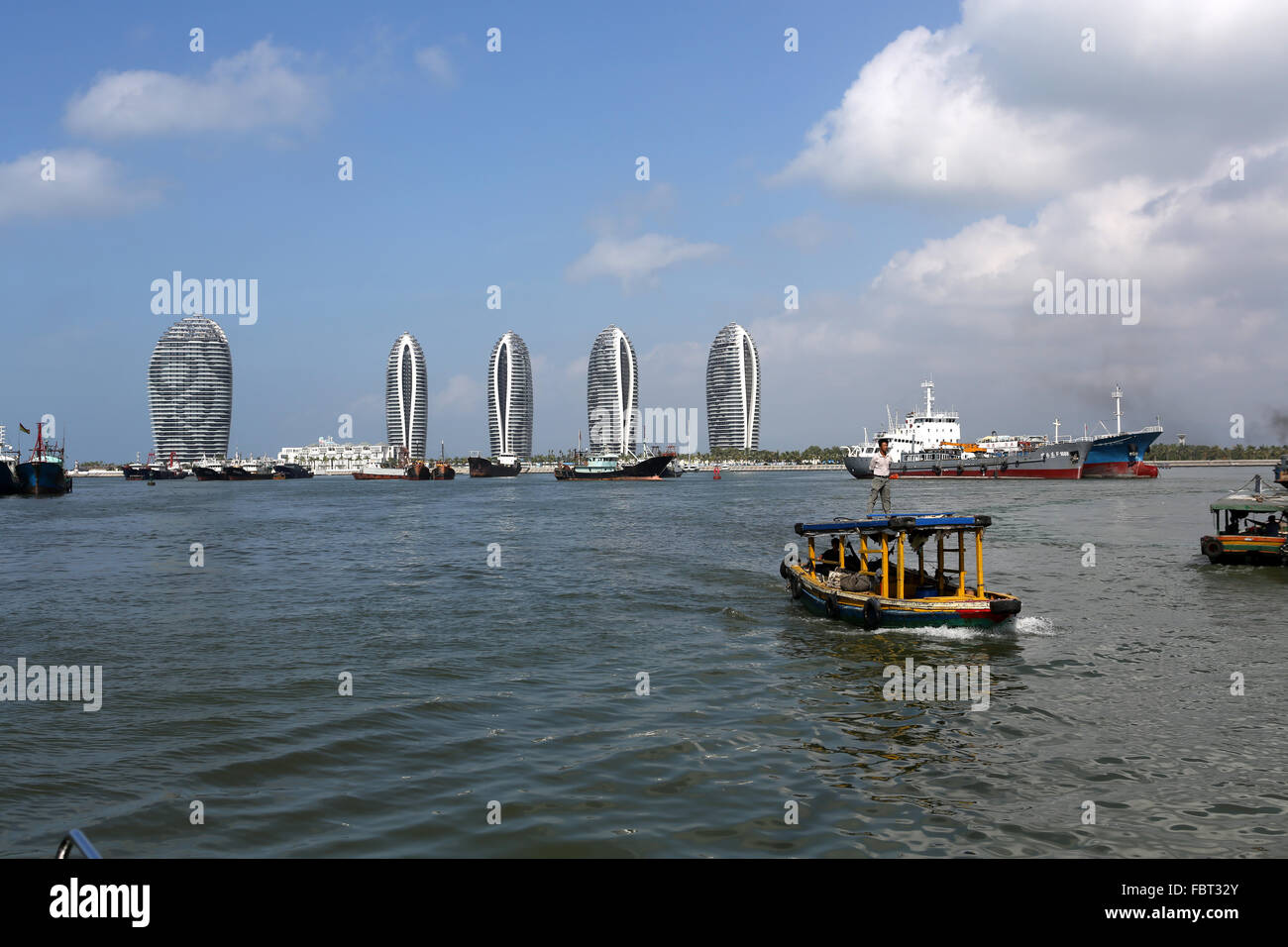 Port Sansha City Hainan Province China Stock Photo - Alamy