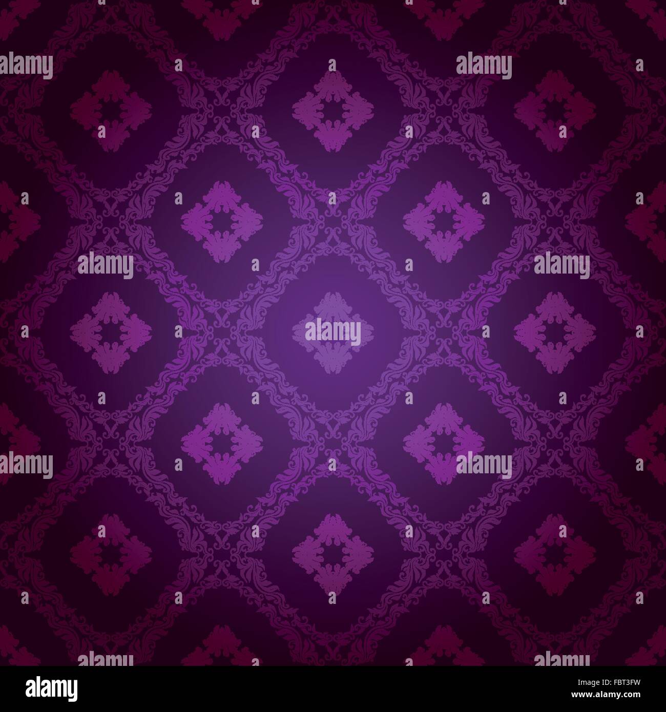 Damask seamless floral pattern Stock Vector Image & Art - Alamy
