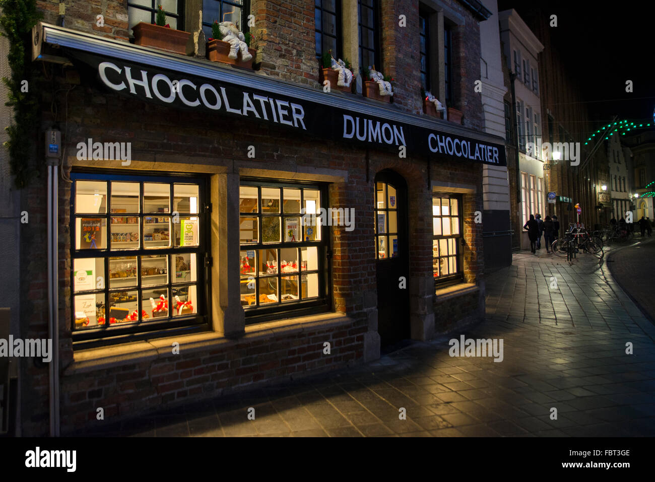 Dumon Chocolatier, Bruges Stock Photo - Alamy