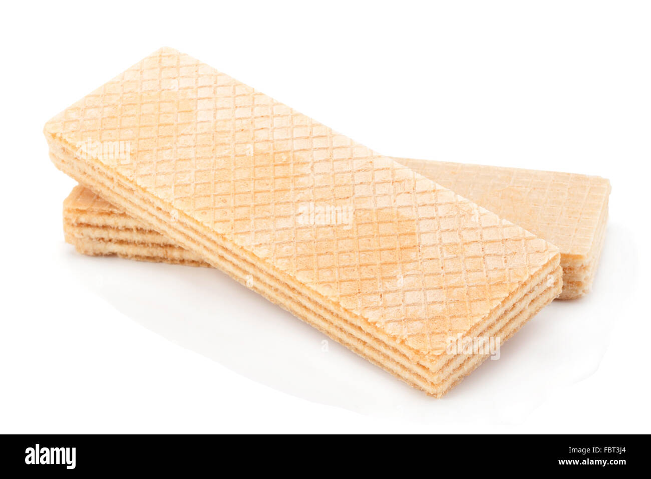 Wafers stick isolated on white background Stock Photo - Alamy