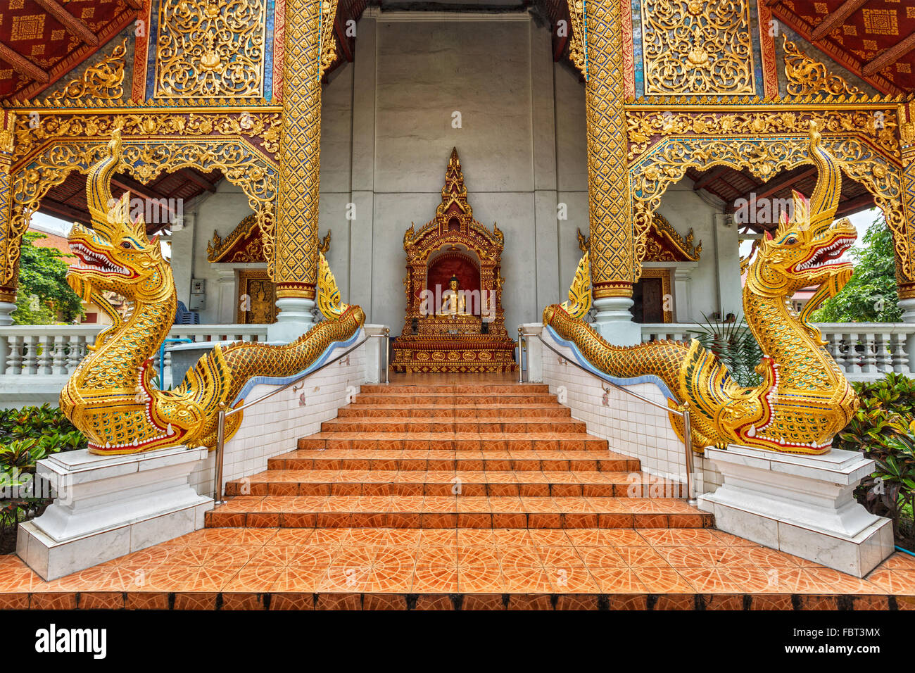 Wat Phra Singh, Chiang Mai, Thailand Stock Photo - Alamy