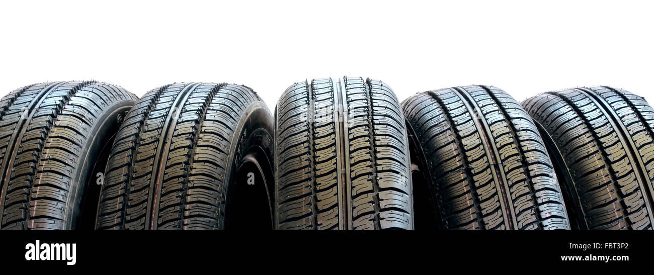 Set of tires Stock Photo - Alamy