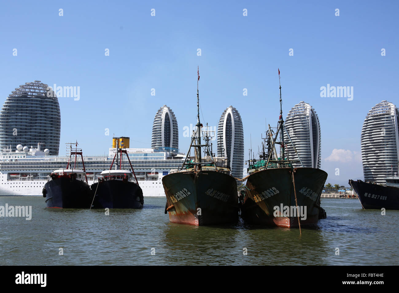 Port Sansha City Hainan Province China Stock Photo - Alamy