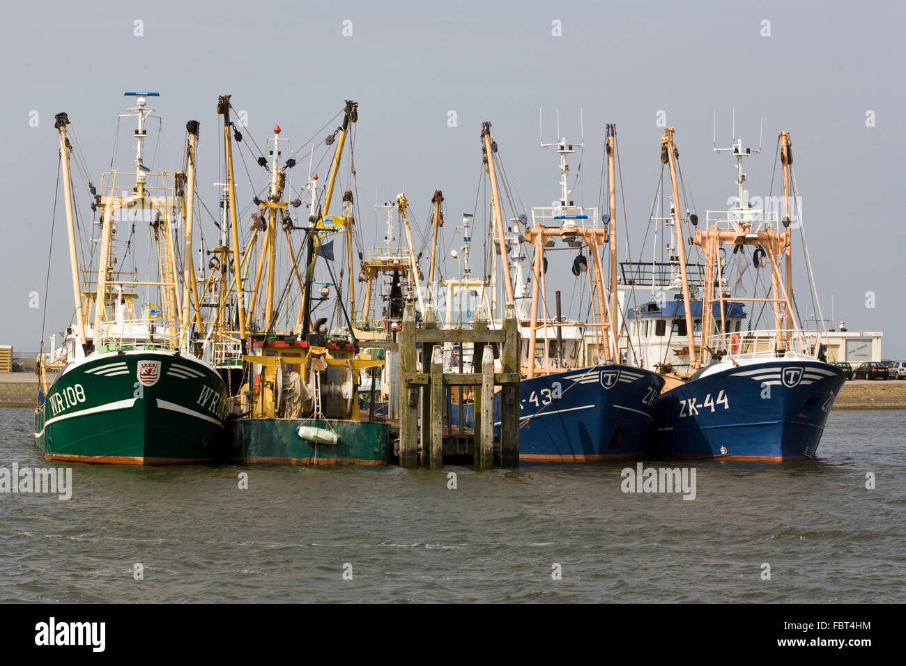 Fishing port of Lauwersoog, Waddensea, Netherlands Stock Photo - Alamy