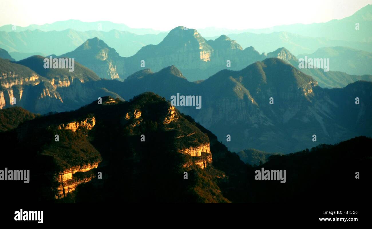 Taihang Mountains Hebei Province China Stock Photo - Alamy