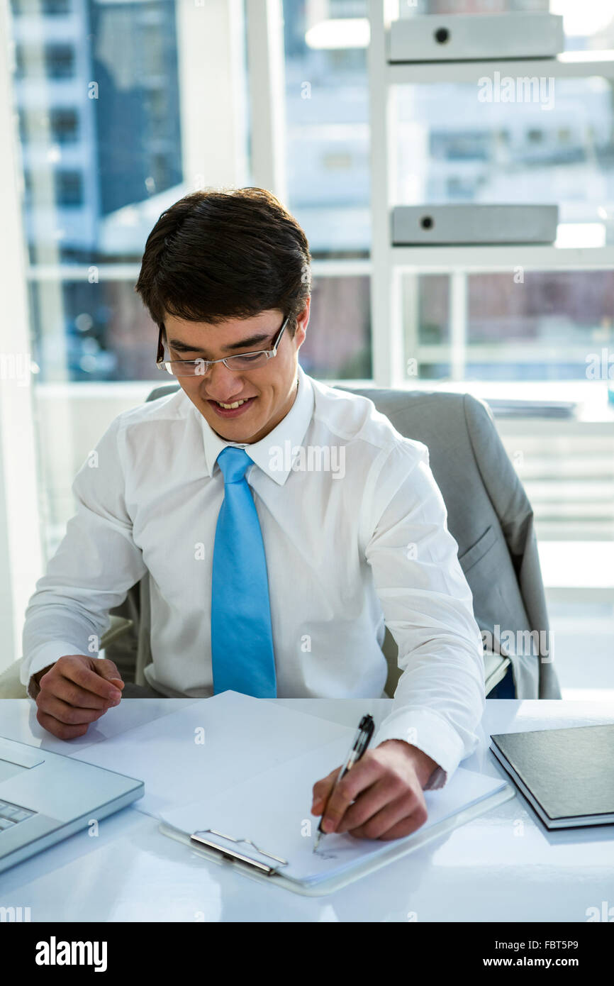 Report writing computer hi-res stock photography and images - Alamy