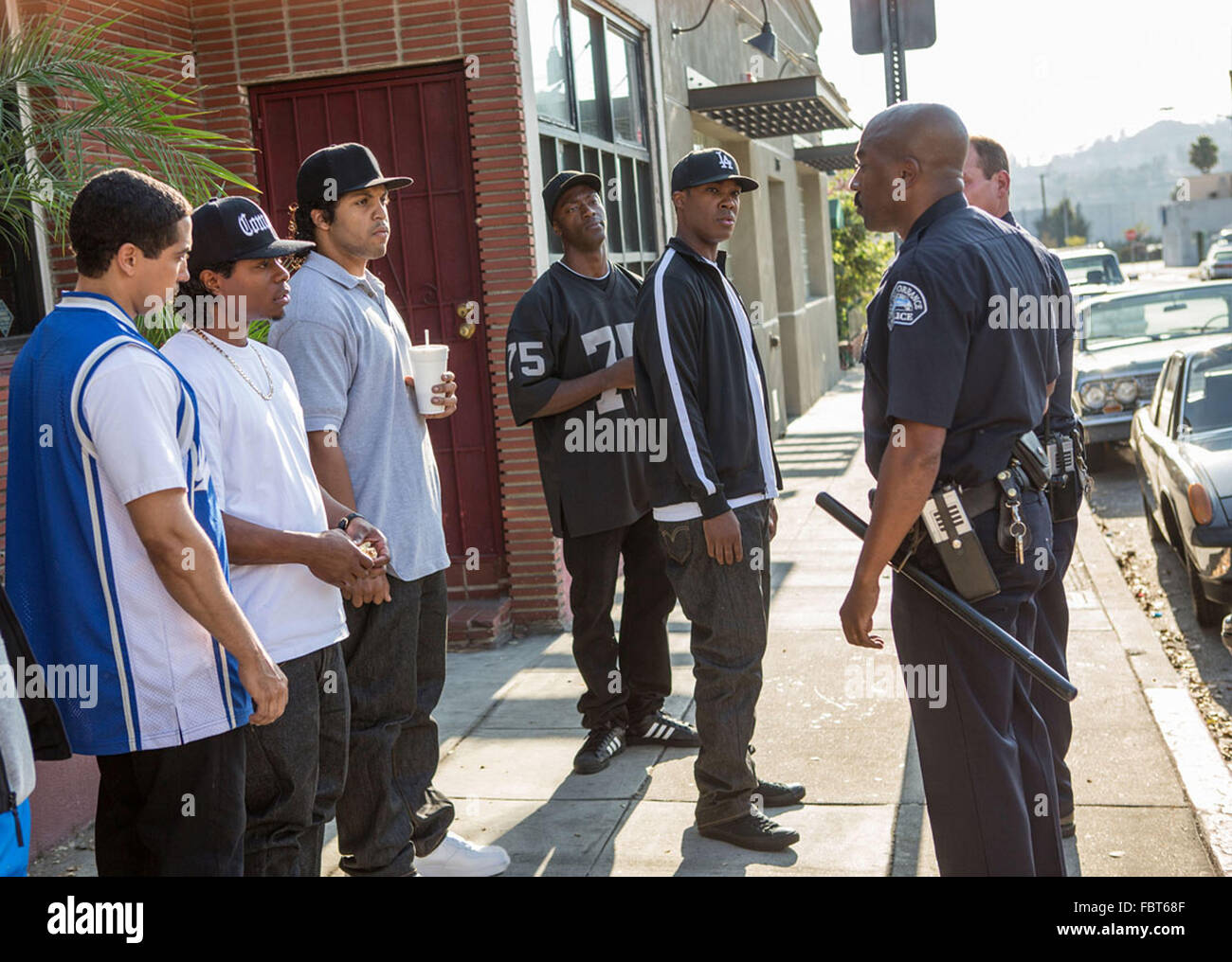 STRAIGHT OUTTA COMPTON (2015) JASON MITCHELL, O'SHEA JACKSON JR., ALDIS ...
