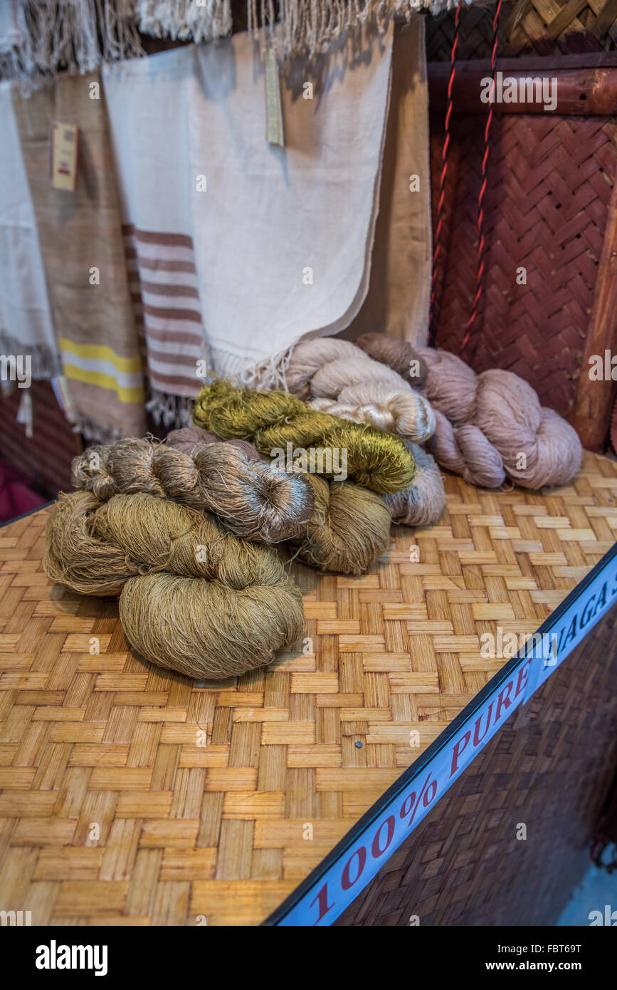 Traditional 100% organic silk Naga textiles and scarves for sale in the ...