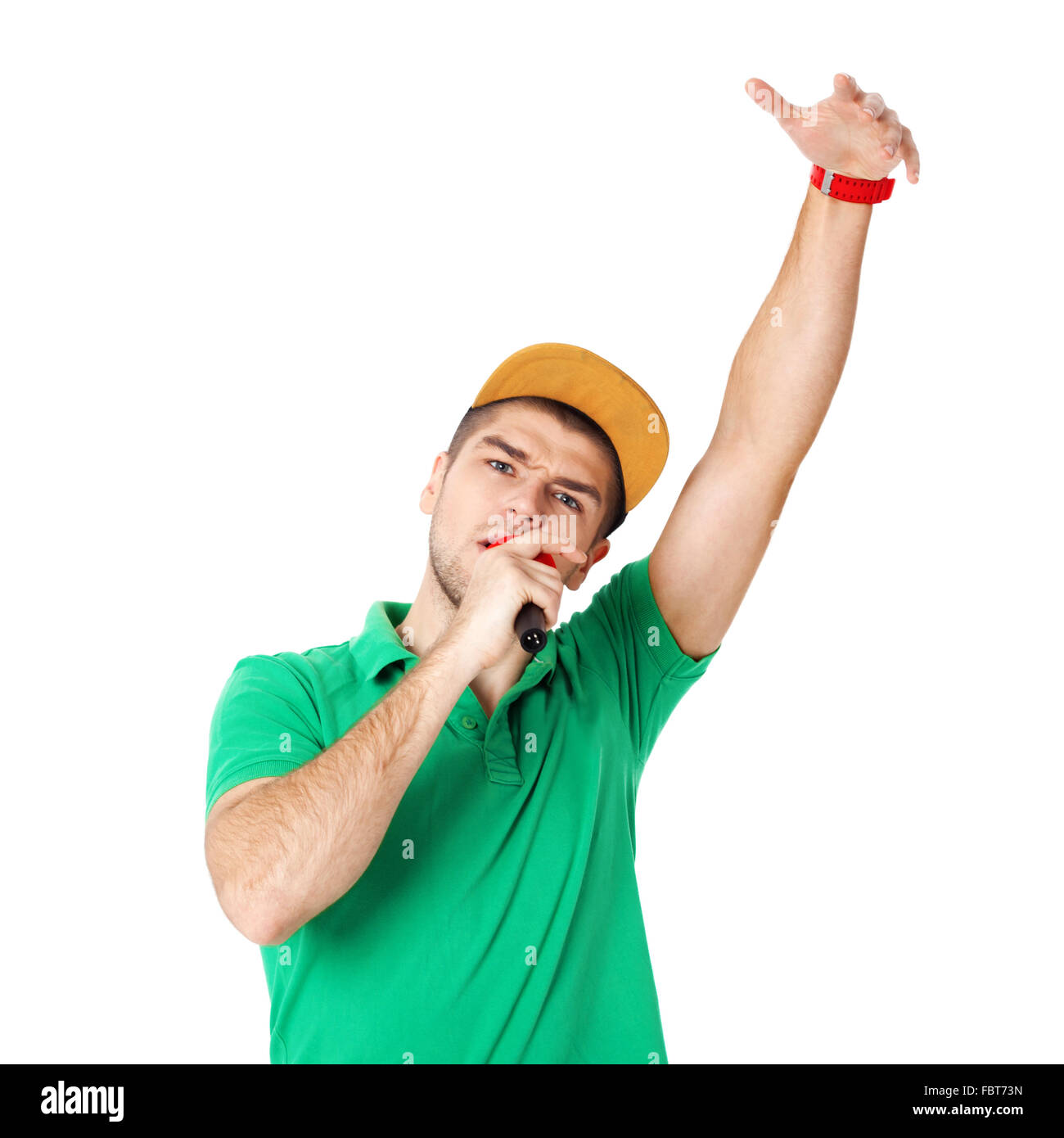 Rapper singing street hi-res stock photography and images - Alamy