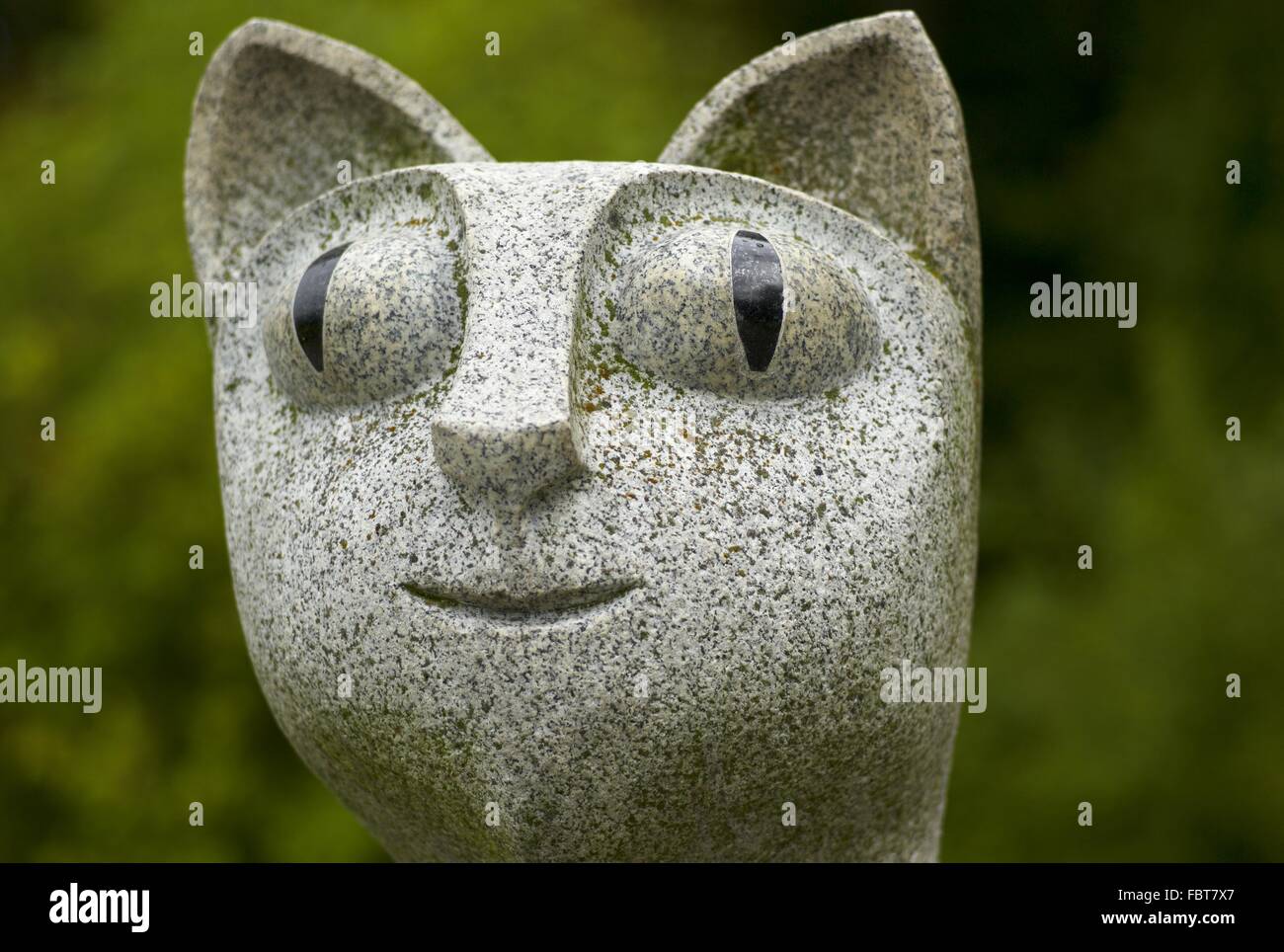 Cat of stone Stock Photo - Alamy