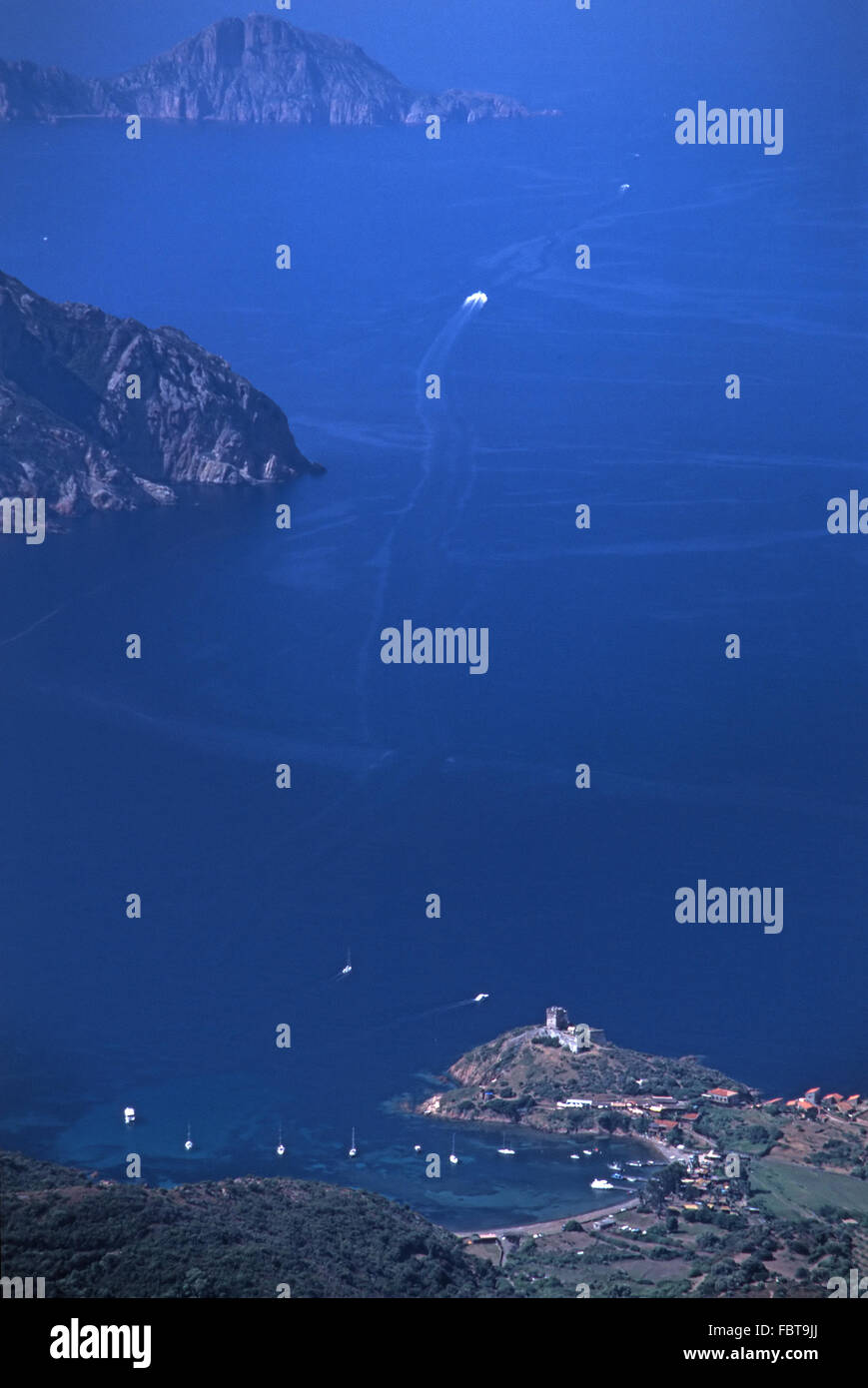 Corsica boats girolata hi-res stock photography and images - Alamy