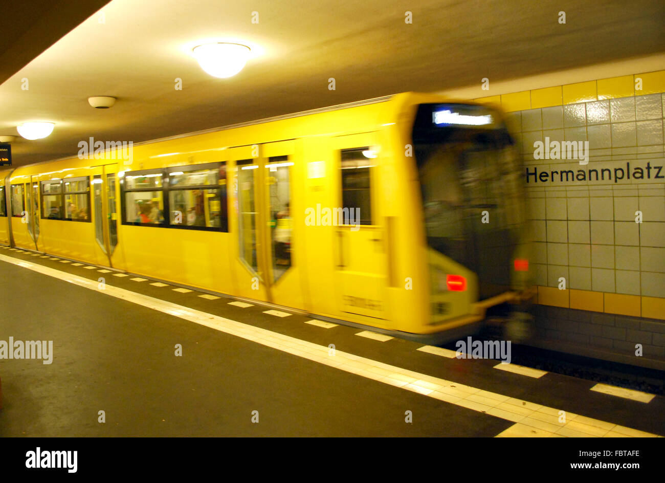 berlin metro station Stock Photo - Alamy