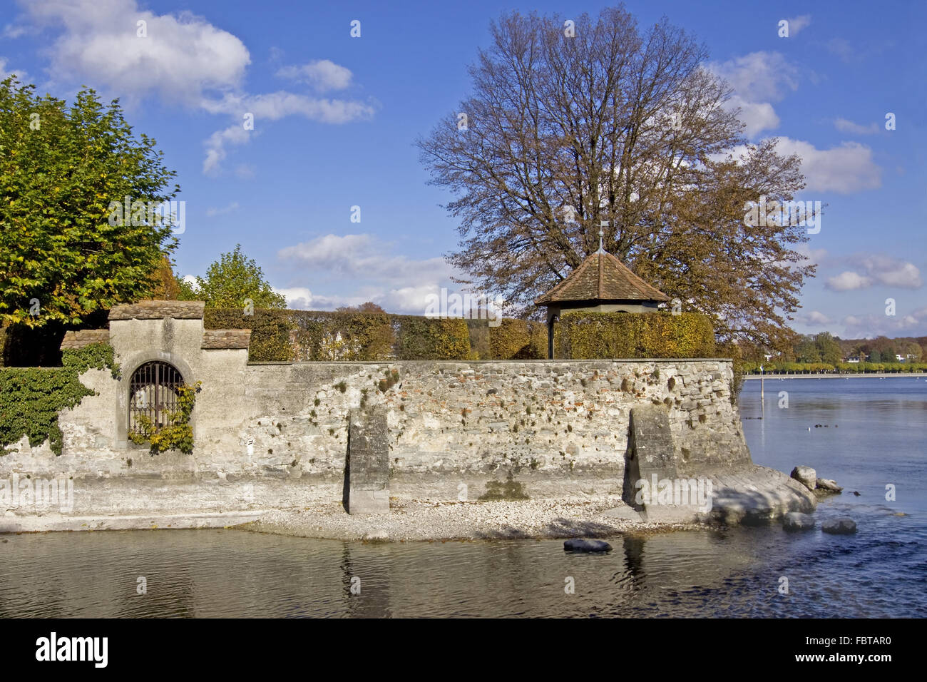 Town wall Dominican's island constance Stock Photo - Alamy